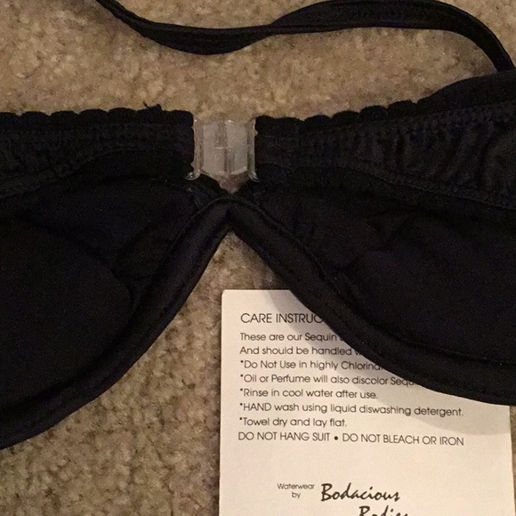 Bodacious Bodies | Swim | 2 Piece Black Gold Bodacious Bodies Swimsuit ...